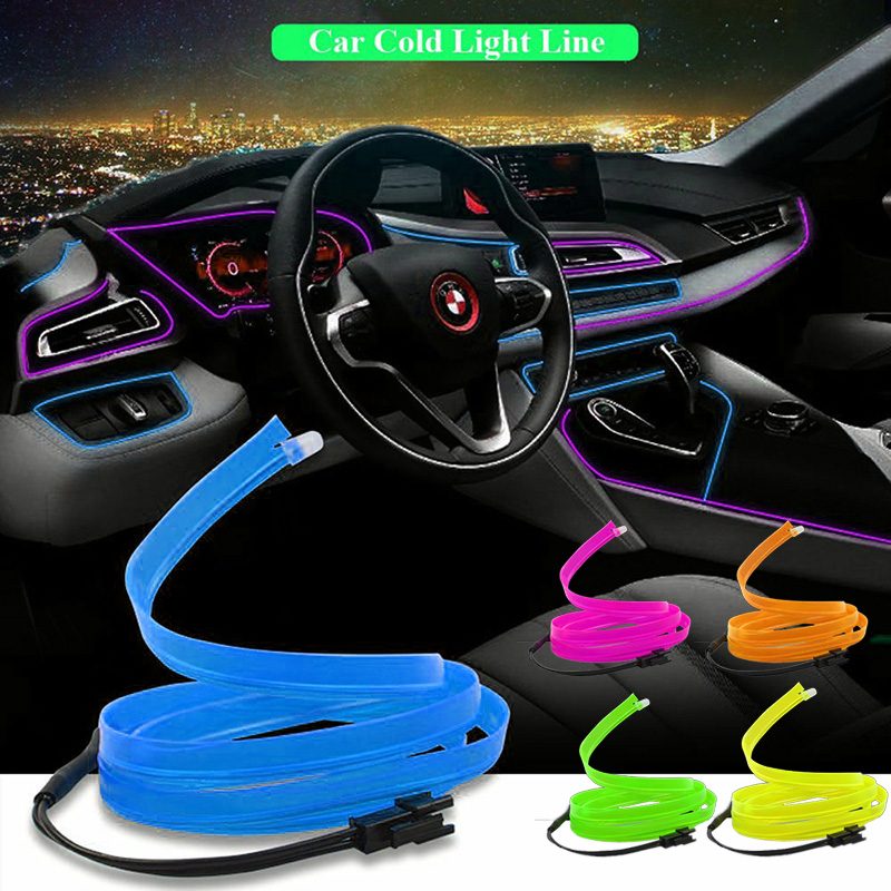 1m Slim Διακοσμητική Ταινία Neon LED Εσωτερικός Φωτισμός Αυτοκινήτου ...