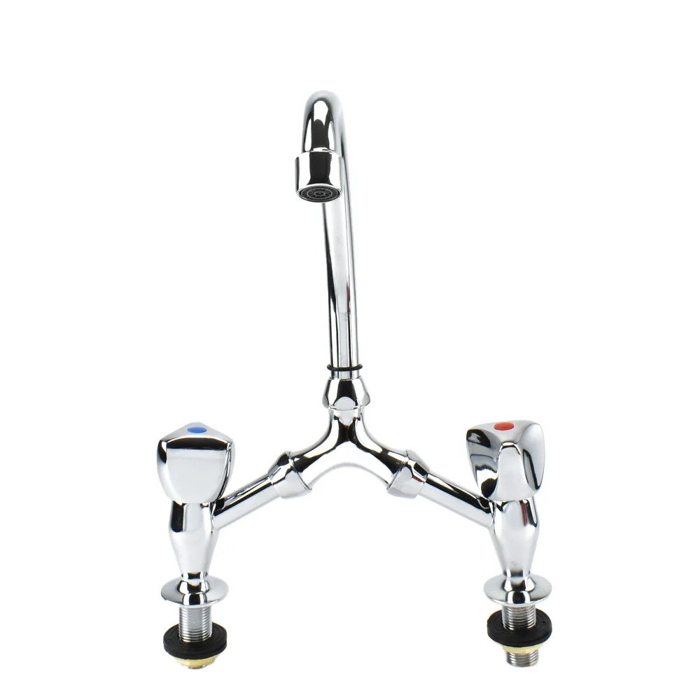 Inox Κλασική Μπαταρία Νιπτήρα Μπάνιου 31cm AKTIS - ProfitStore
