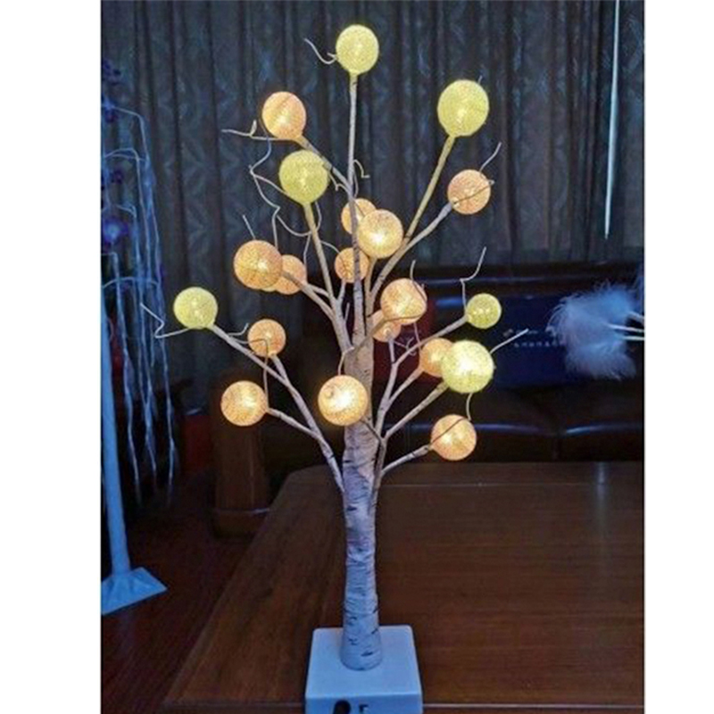 LED Επιτραπέζιο Φωτιστικό Δέντρο με Μπάλες String Ball Lights - ProfitStore