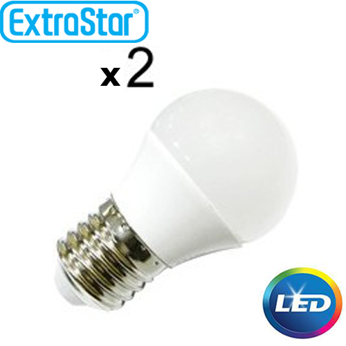 Λαμπτήρας LED ExtraStar 4W E27 με Θερμό Φως Σετ 2 Τεμαχίων - ProfitStore