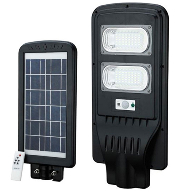 Αδιάβροχο Ηλιακό Φωτιστικό 40W LED Εξωτερικού Χώρου με Τηλεχειριστήριο ...