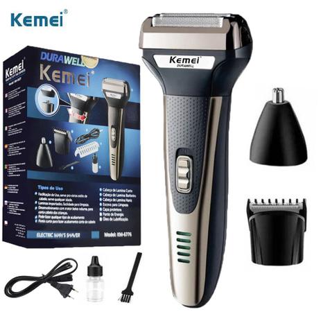 Ηλεκτρική Κουρευτική - Ξυριστική Μηχανή Trimmer 3 σε 1 Kemei - ProfitStore