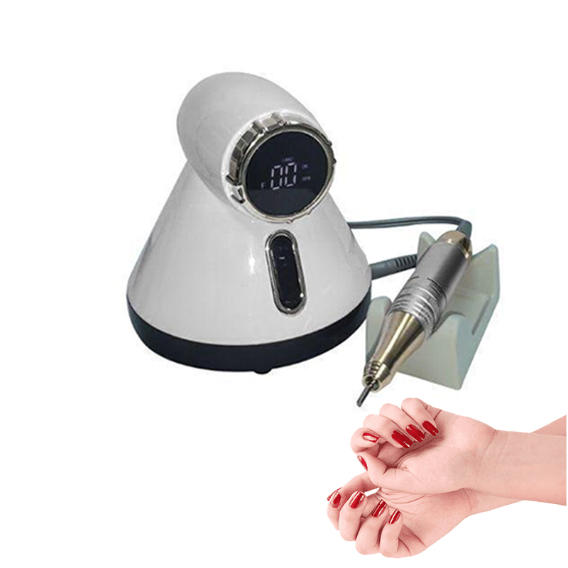Επαγγελματικός Τροχός Νυχιών Ρεύματος 35000rpm 65W με Πεντάλ, 6 Κεφαλές ...