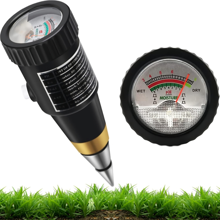 Φορητός Αυτόνομος Μετρητής PH & Υγρασίας Εδάφους - Χώματος - ProfitStore