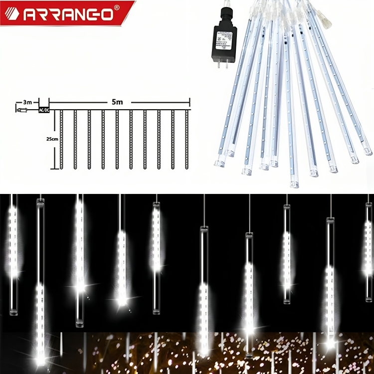 Αδιάβροχη Χριστουγεννιάτικη Κουρτίνα 10 LED Σταγόνες - Σταλακτίτες ...