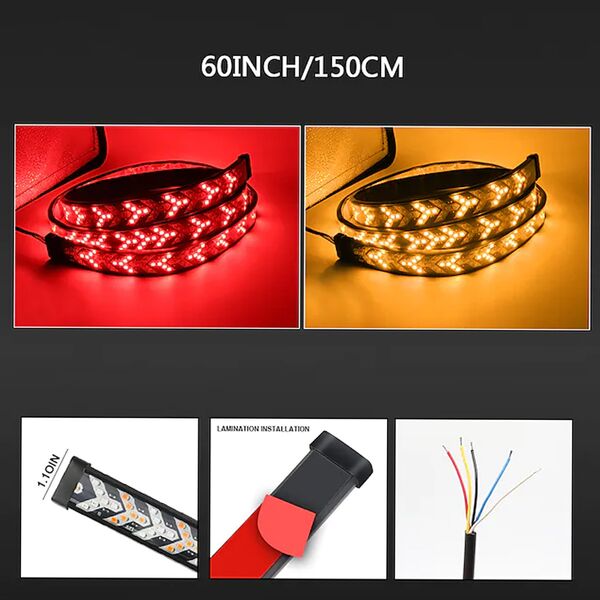 Led Ταινία Προειδοποιητική για Πορτ Μπαγκαζ Αυτοκινήτου, Αγροτικού ...