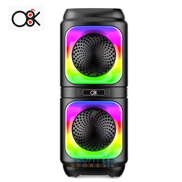 Μεγάλο Φορητό Bluetooth Ηχείο Φωτορυθμικό LED RGB Αυτοενισχυόμενο ...