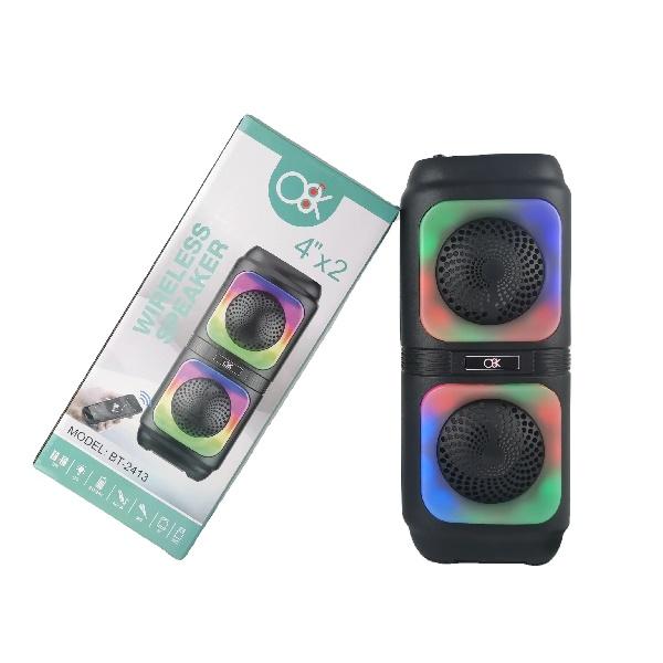 Μεγάλο Φορητό Bluetooth Ηχείο Φωτορυθμικό LED RGB Αυτοενισχυόμενο ...