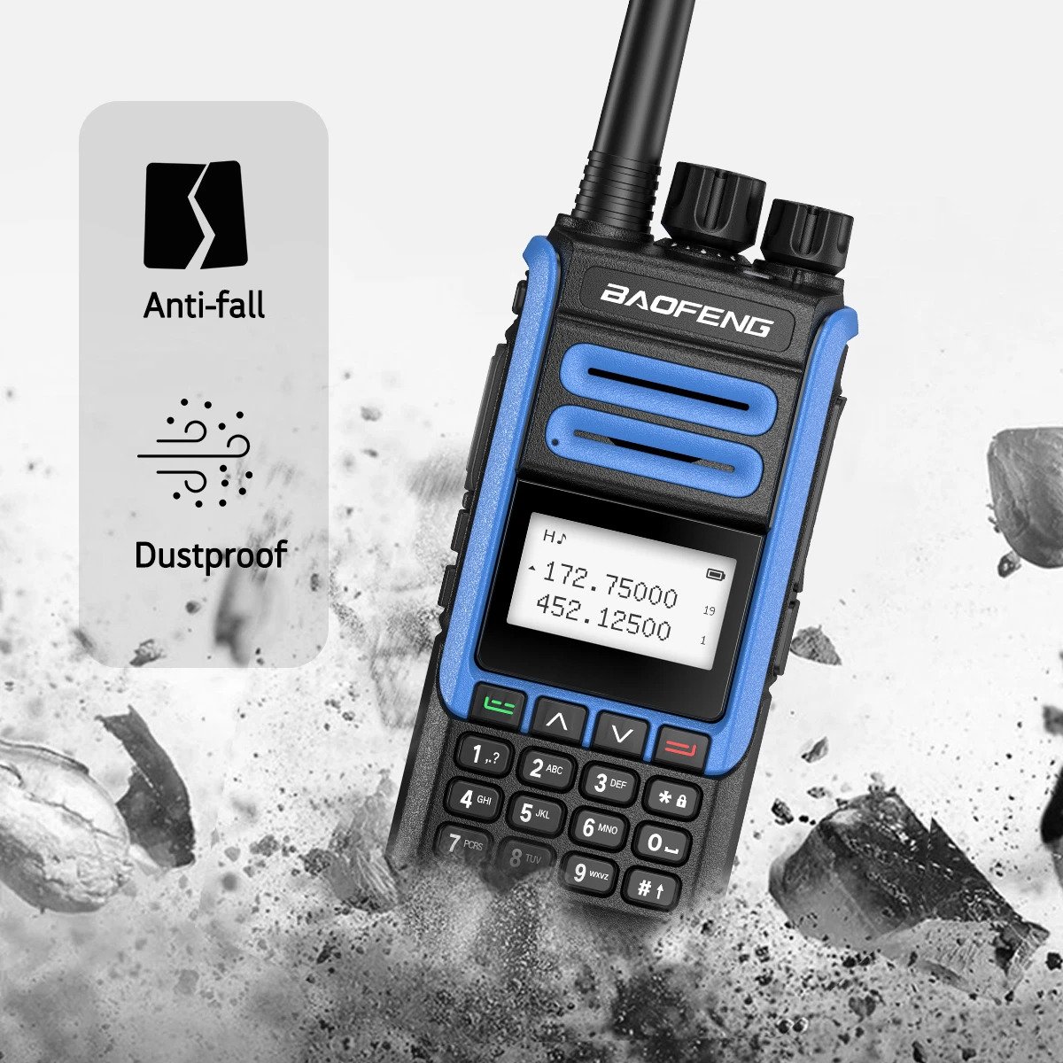 Ισχυρός Ασύρματος Πομποδέκτης 10W έως 10km UHF/VHF Dual Band 128 ...