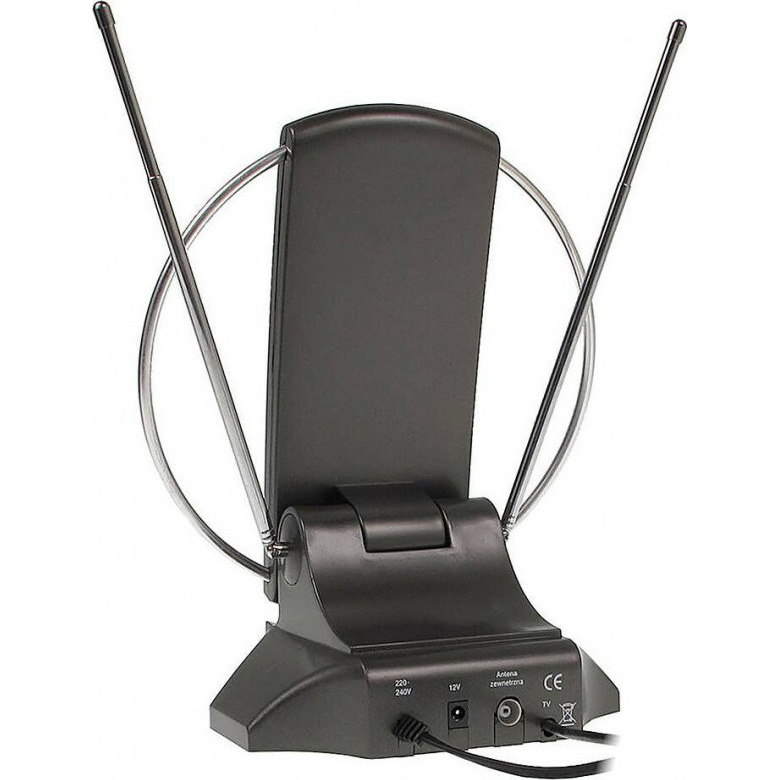 Εσωτερική Κεραία Τηλεόρασης με Ενισχυτή 28Db UHF - VHF - FM για ...
