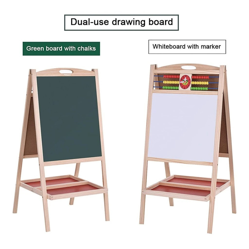 Διπλός Επιδαπέδιος Αναδιπλούμενος Μαγνητικός Πίνακας Ζωγραφικής ...