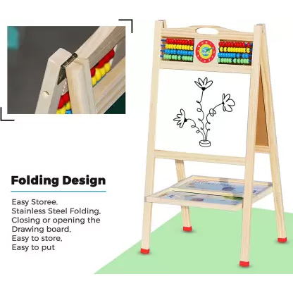 Διπλός Επιδαπέδιος Αναδιπλούμενος Μαγνητικός Πίνακας Ζωγραφικής ...