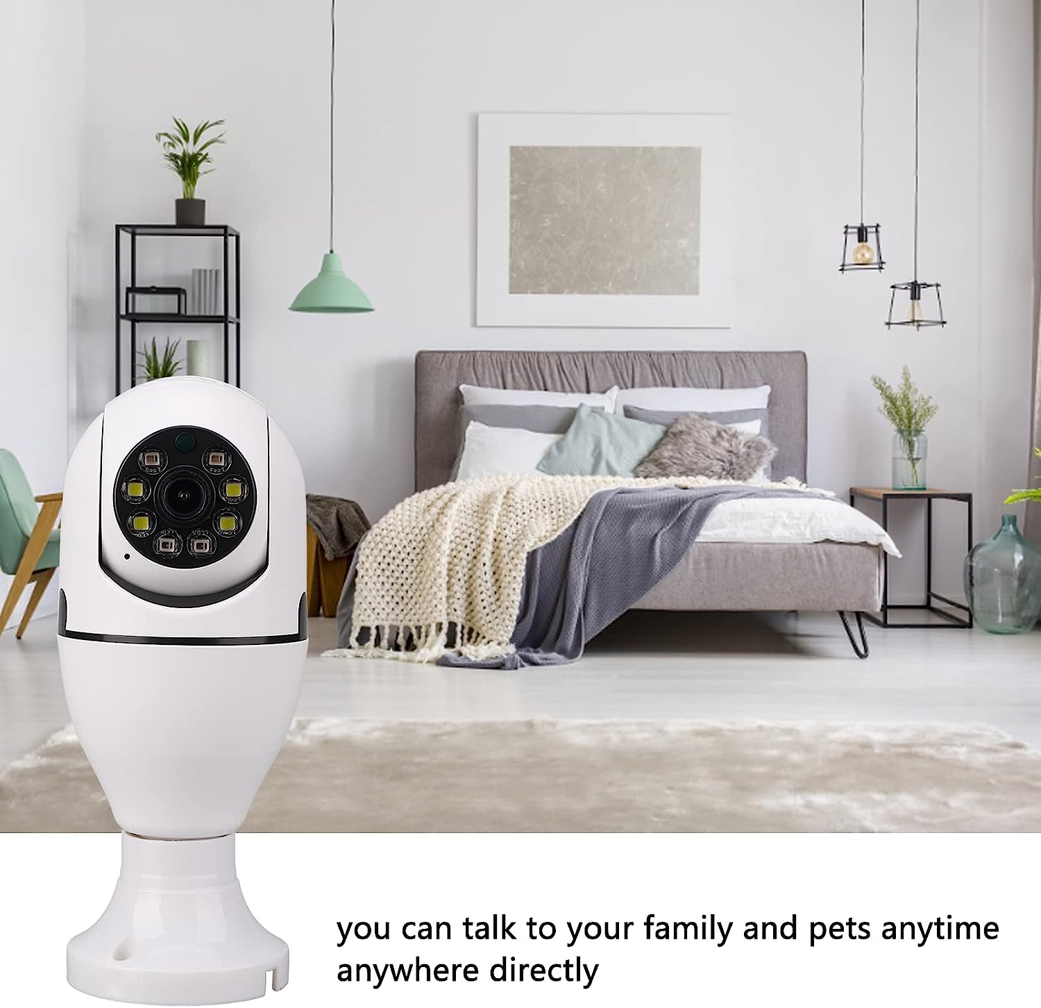 IP Κάμερα Παρακολούθησης - Ασφαλείας 1080p E27 με WiFi Εσωτερικού Χώρου ...