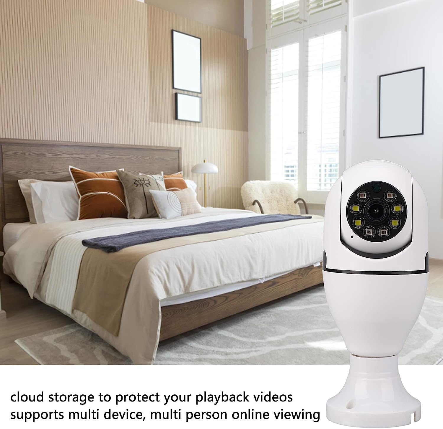 IP Κάμερα Παρακολούθησης - Ασφαλείας 1080p E27 με WiFi Εσωτερικού Χώρου ...