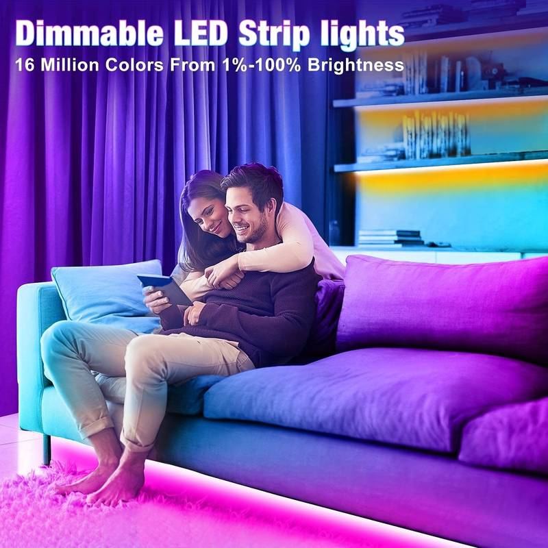 Ταινία LED Τροφοδοσίας USB 5V RGB Μήκους 3m Σετ με Τηλεχειριστήριο και ...