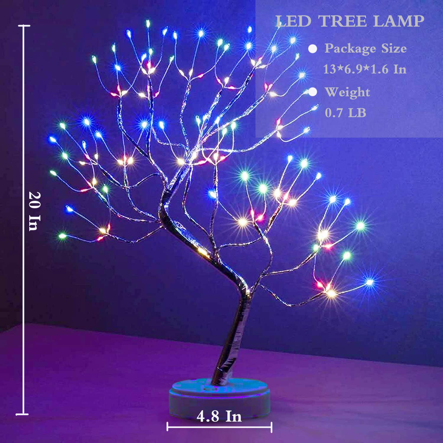 Διακοσμητικό Φωτιζόμενο Δέντρο 50cm με Led Φωτισμό USB - ProfitStore