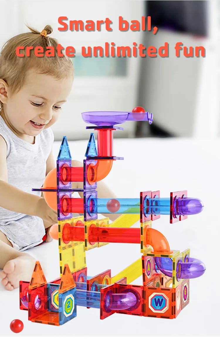 Παιδικό Εκπαιδευτικό Παιχνίδι DIY με Μαγνητικά Στοιχεία και Μπάλα 124 ...