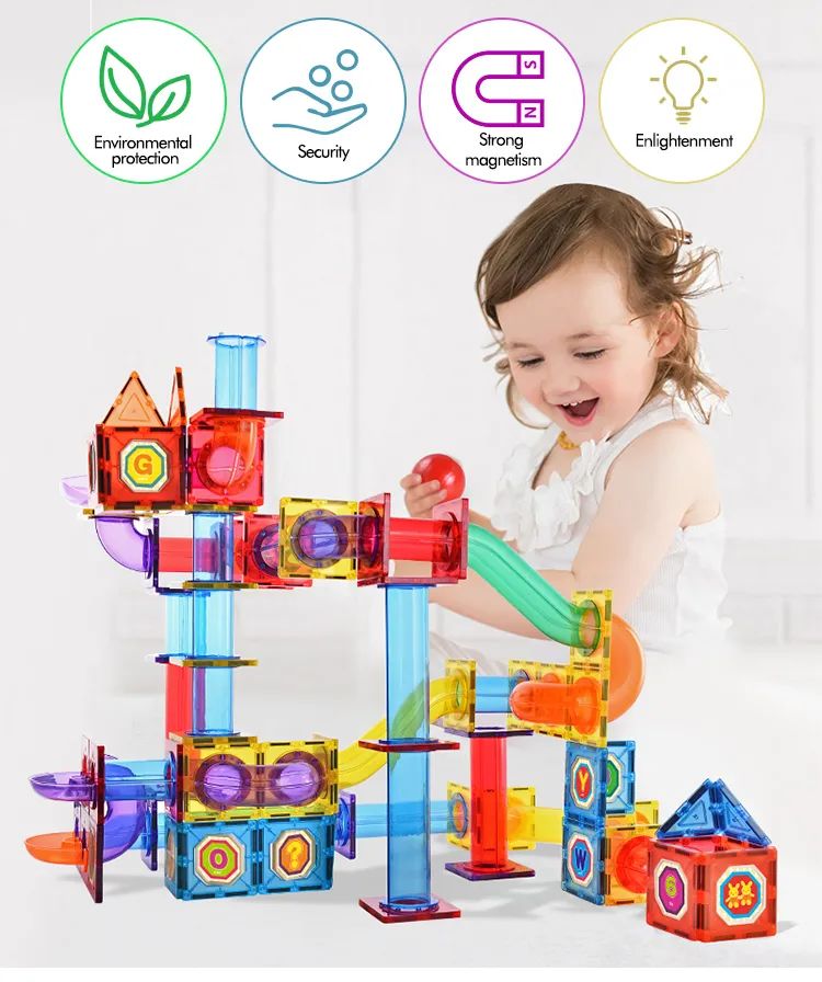 Παιδικό Εκπαιδευτικό Παιχνίδι DIY με Μαγνητικά Στοιχεία και Μπάλα 124 ...