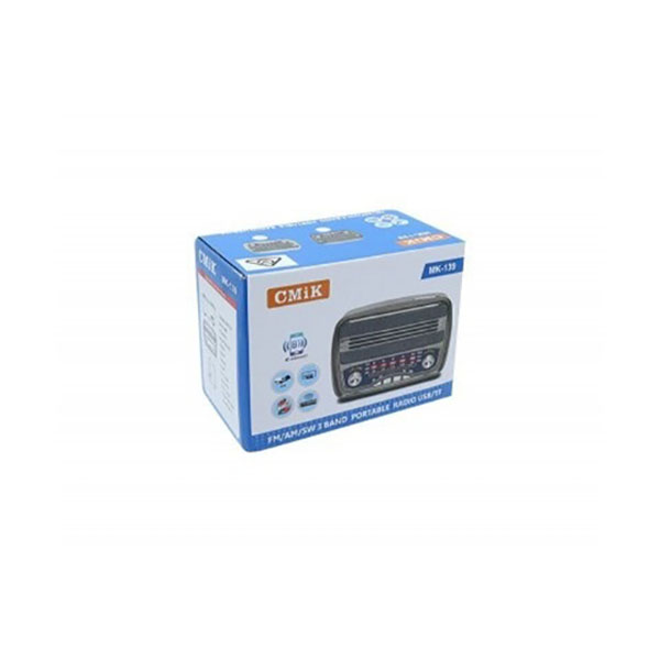 Επιτραπέζιο Retro Ραδιόφωνο με Bluetooth και USB Επαναφορτιζόμενο Ασημί ...