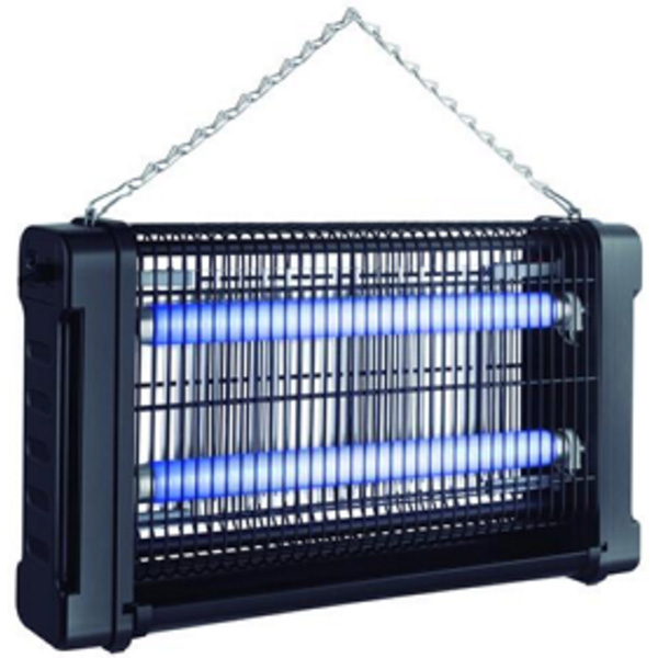 Ηλεκτρική Παγίδα Εντόμων με Λάμπες 2x15w, Αφαιρούμενο Δίσκο και Αλυσίδα ...