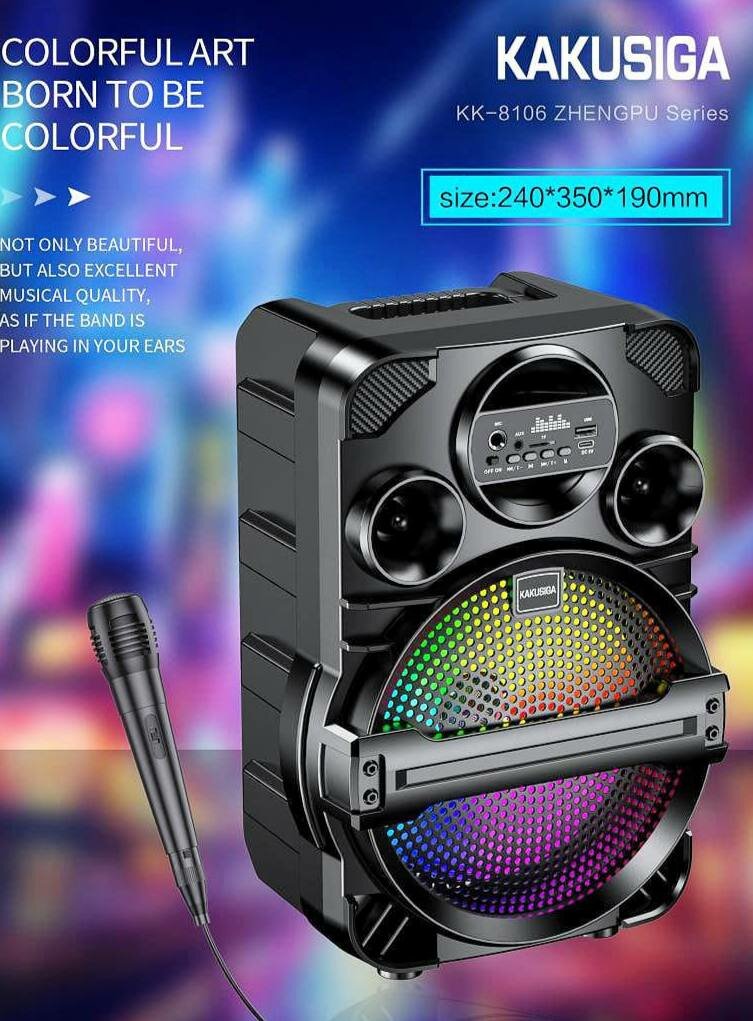 Ασύρματο Φορητό Ηχείο Bluetooth 16W με Ενσωματωμένο Μικρόφωνο και RGB ...