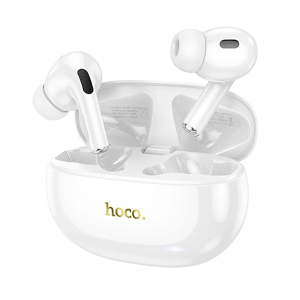 In-ear Ακουστικά Bluetooth με Θήκη Φόρτισης με ANC & TWS - HOCO - Λευκά - ProfitStore