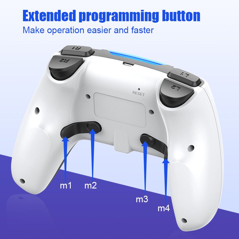 Ασύρματο Bluetooth Χειριστήριο PS4, PC, Android Phone, με Ηχείο & 4 ...