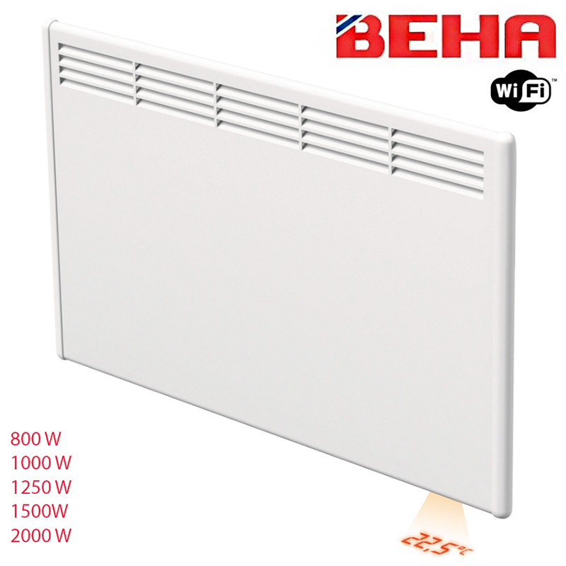 Επιτοίχιος Θερμοπομπός Ρεύματος 1500 W με Μεταλλικό Περίβλημα, WiFi ...