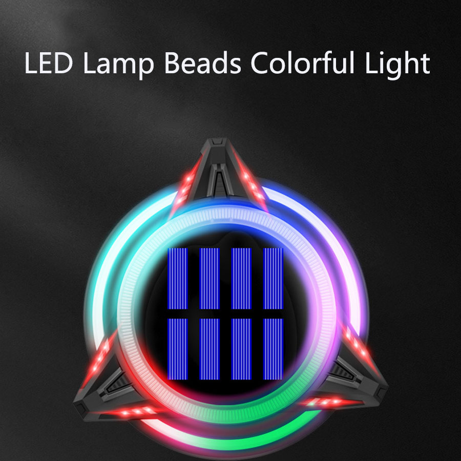 Αδιάβροχο LED RGB Ηλιακό Φωτιστικό Κήπου - Δαπέδου Εξωτερικού Χώρου με ...