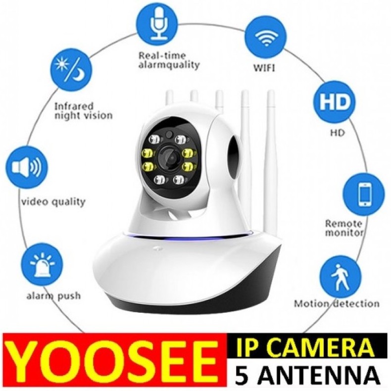 WiFi Κάμερα IP Ρομποτική 360° HD 64GB με Αισθητήρα & Ανίχνευση Κίνησης ...
