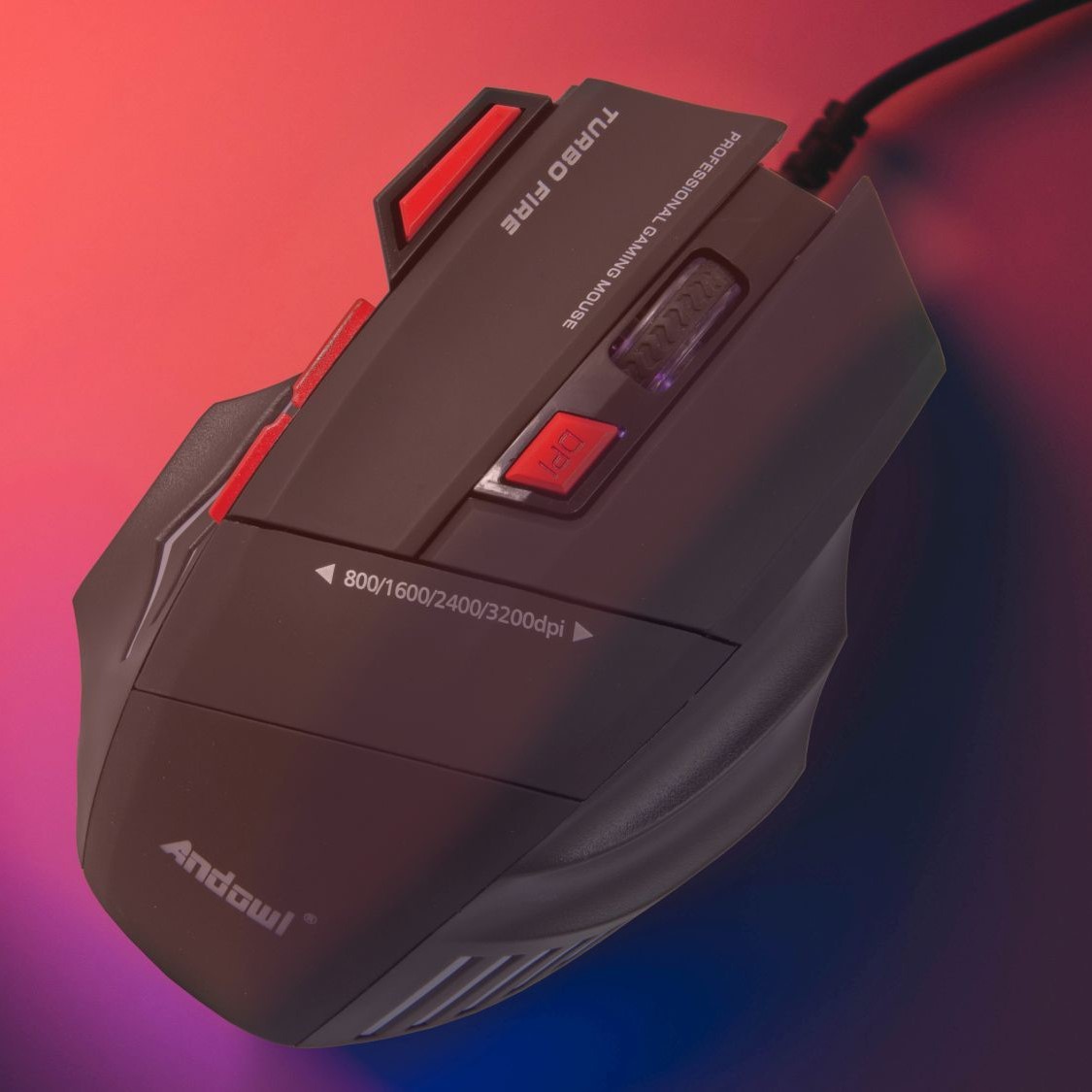 Andowl Ενσύρματο Gaming Ποντίκι Εργονομικό με 7 Πλήκτρα ...