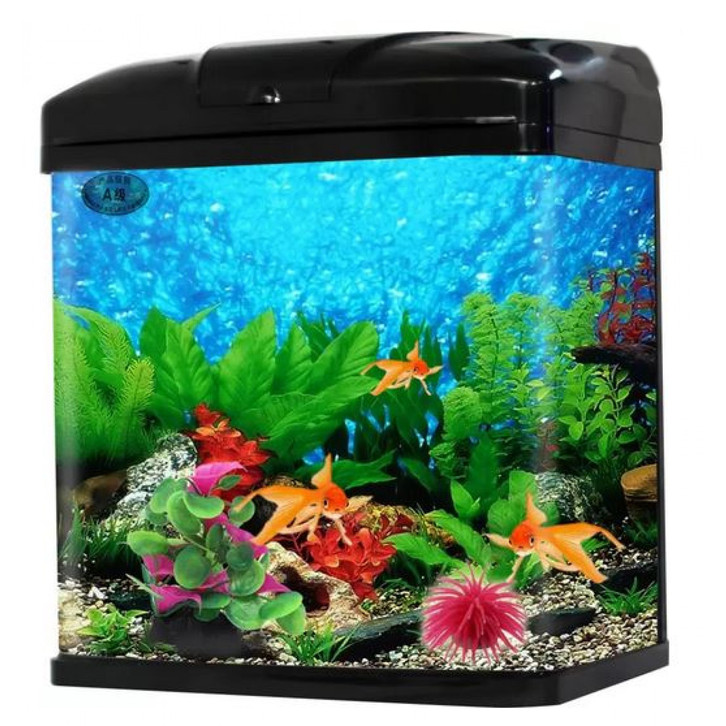 Ενυδρείο 20L με LED Φωτισμό - Αντλία Νερού 10W 800L,H & Φίλτρο ...