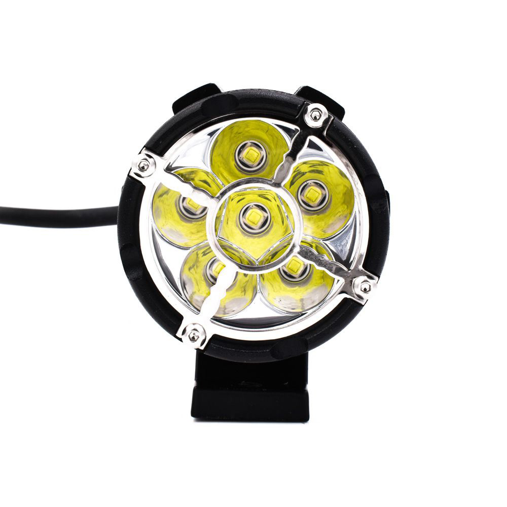 Σετ Προβολάκια Αλουμινίου Μοτοσυκλέτας Motowolf 36W 6500Κ με 3 ...