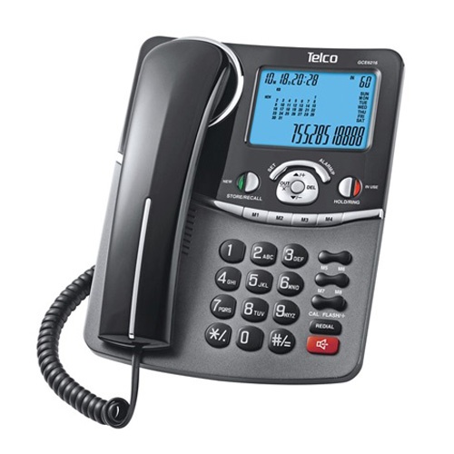 Telco Επιτραπέζιο Ενσύρματο Σταθερό Τηλέφωνο με Φωτιζόμενη LCD Οθόνη ...