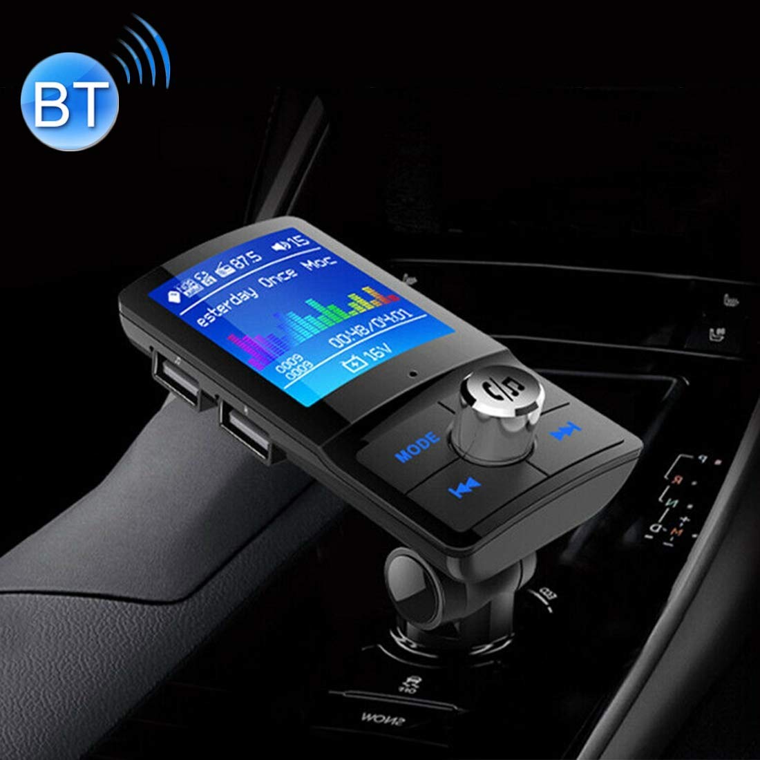 Bluetooth Fm Transmitter Αναμεταδοτής Κινητού στα Ηχεία Αυτοκινήτου ...