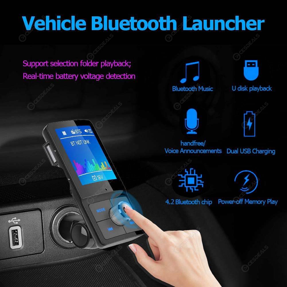 Bluetooth Fm Transmitter Αναμεταδοτής Κινητού στα Ηχεία Αυτοκινήτου ...