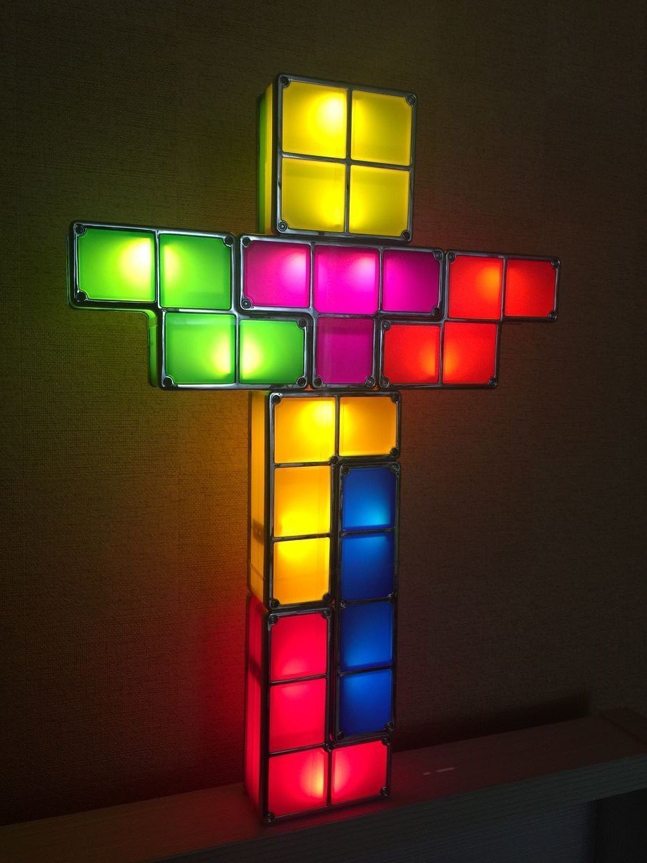 Επαναφορτιζόμενα Φωτιζόμενα Τουβλάκια Tetris Light Tacbit – Τα ...